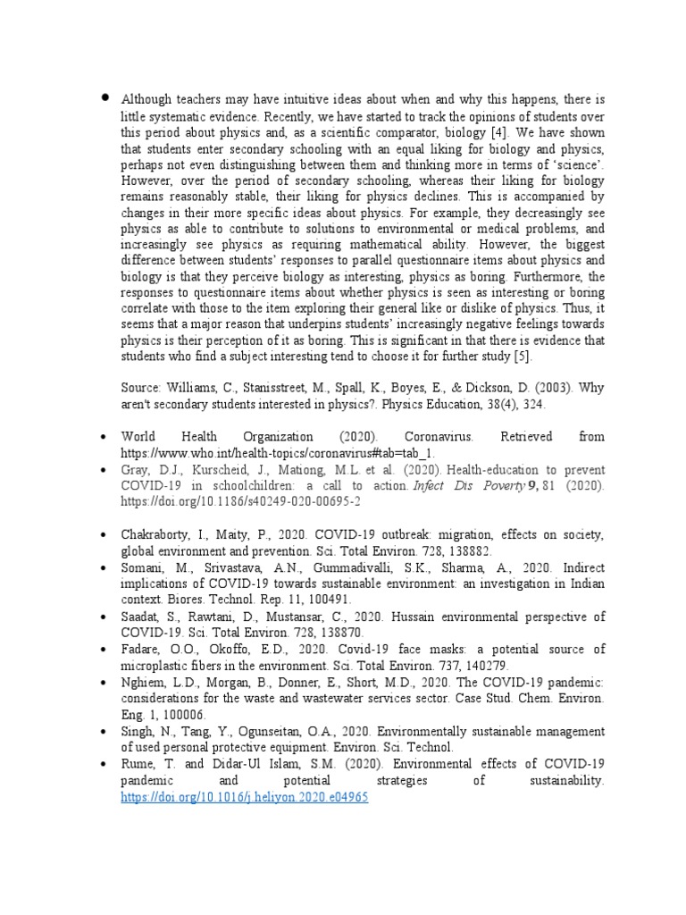 References | PDF | Physics | Science Education