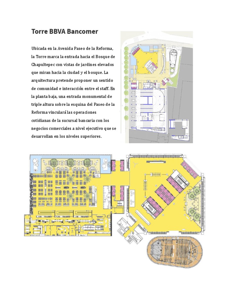Torre BBVA Bancomer: Diseño y Comunidad | PDF