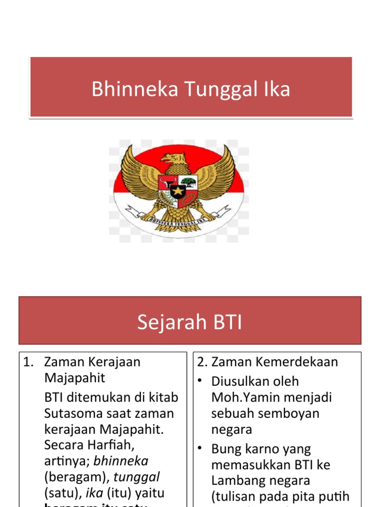 Bhinneka Tunggal Ika | PDF