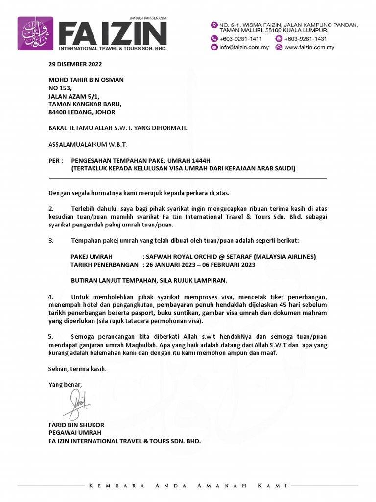 Mohd Tahir Bin Osman 1 PDF | PDF