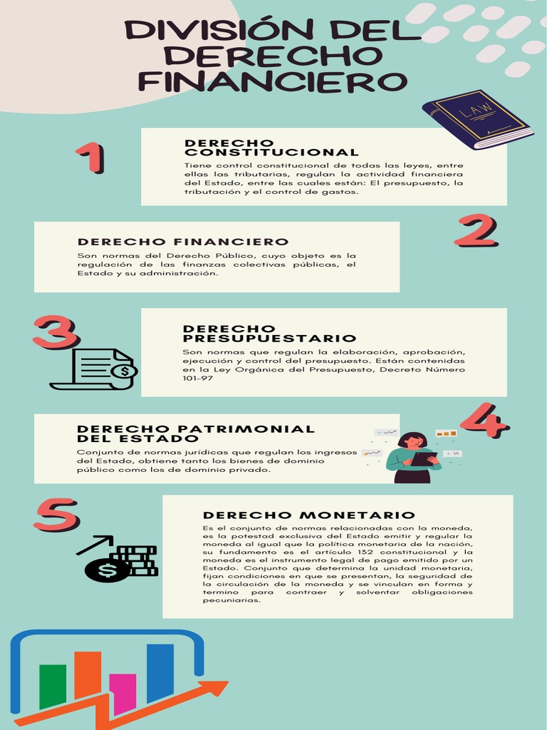 Infografia Divisón Del Derecho Financiero | PDF