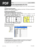 Notice d'utilisation du logiciel PL7-PRO | PDF | Entrée/Sortie ...