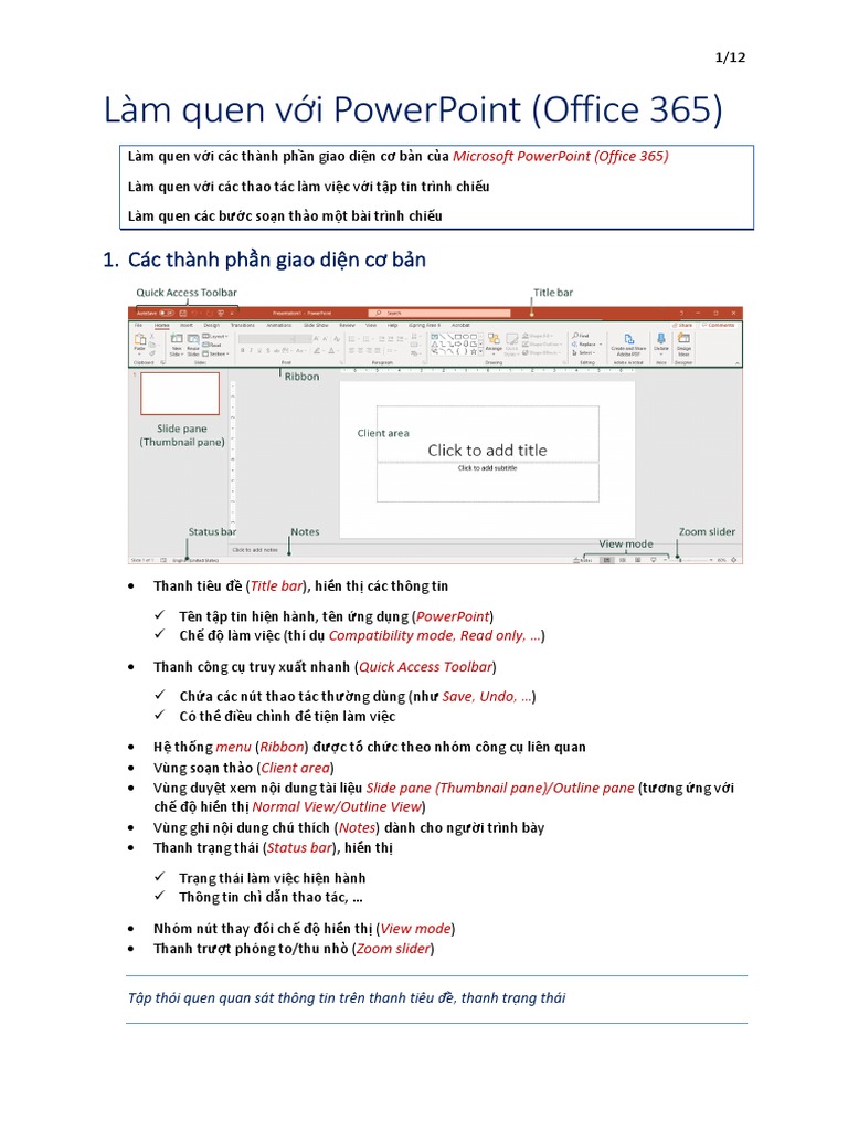 PowerPoint - 01 - Lam Quen Voi PowerPoint PDF | PDF