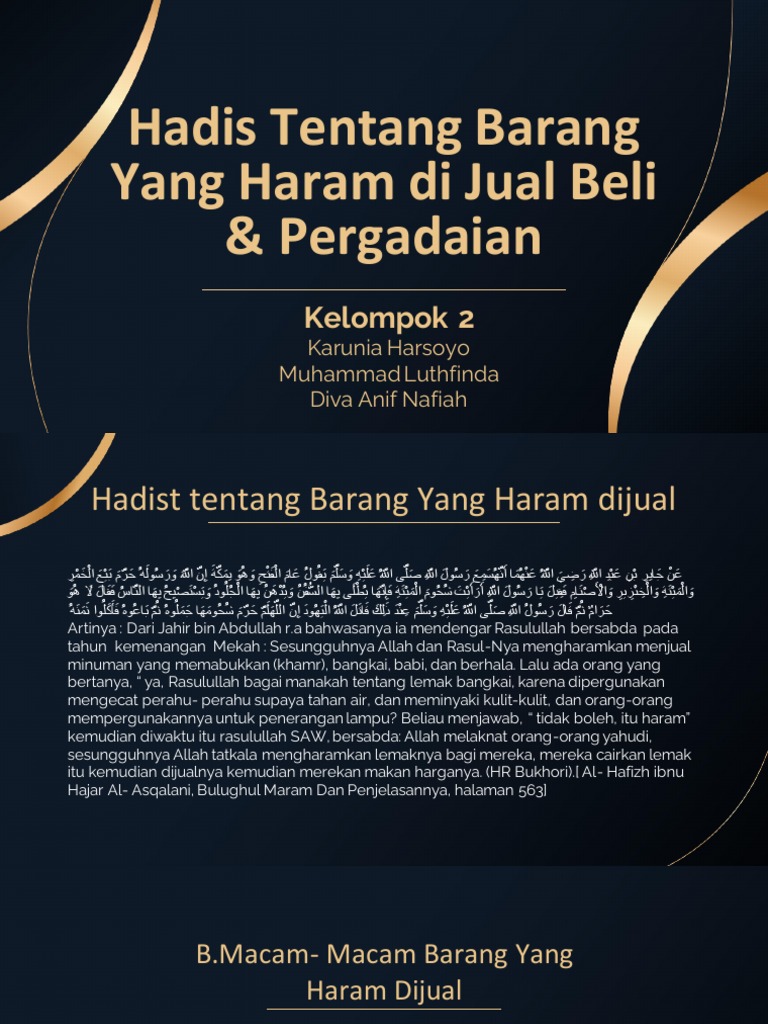 Hadis Muamalah PDF | PDF