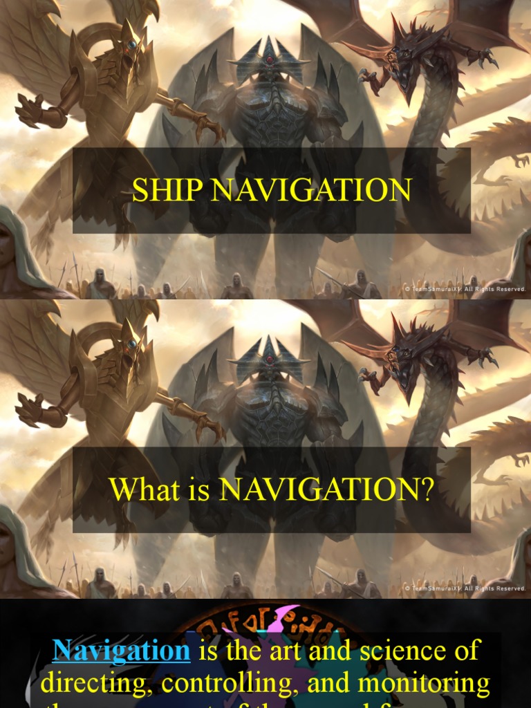 Ship Navigation Basics & Techniques | PDF | Navigation | Compass