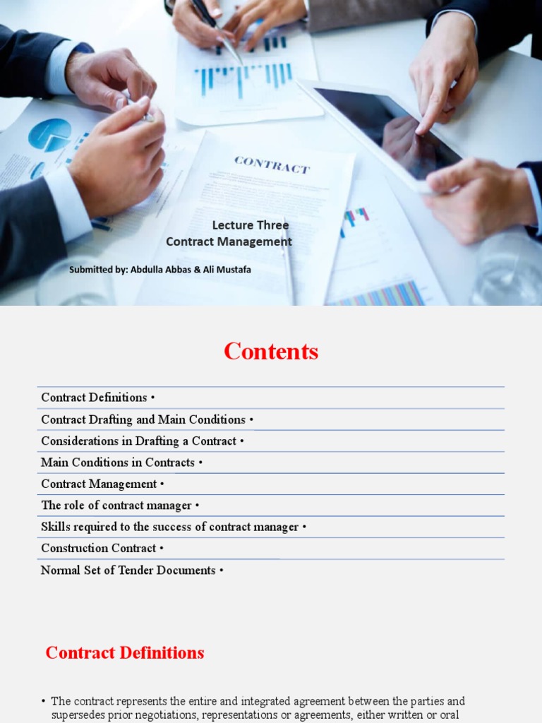 Contract Management | PDF | Procurement | Business