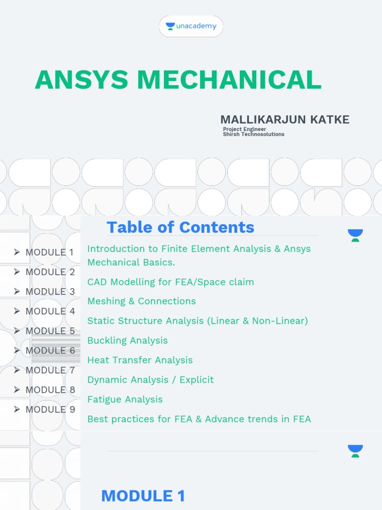 Ansys Mechanical PDF | PDF | Strength Of Materials | Finite Element Method