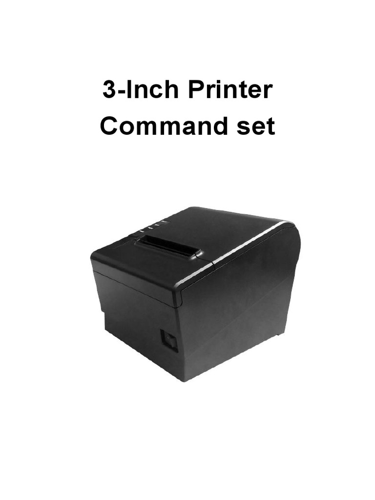 Command Set | PDF | Ascii | Printer (Computing)
