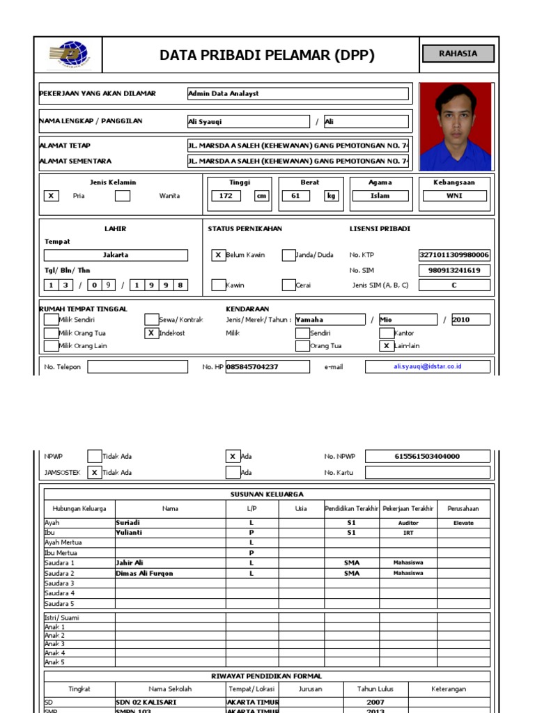 DPP Psikometri Ali Syauqi | PDF