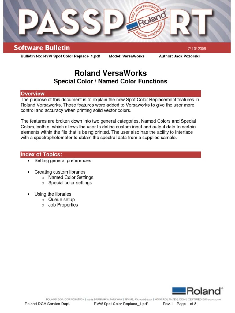 RVW Spot Color Replace | PDF | Library (Computing) | Rgb Color Model