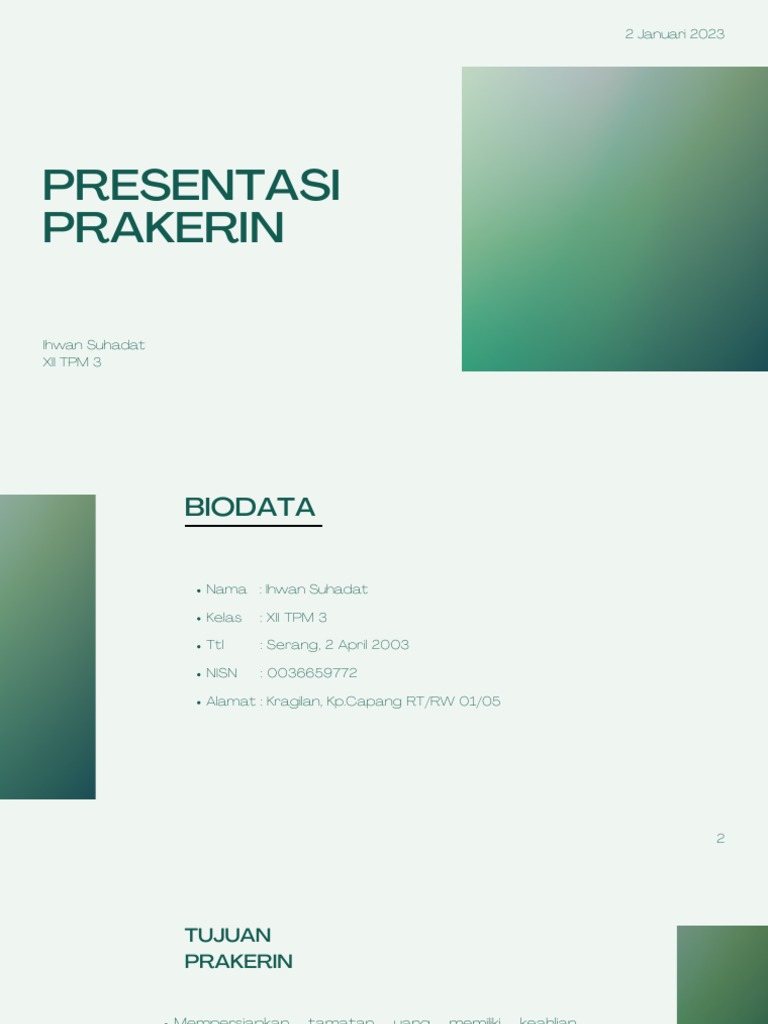 Presentasi Prakerin Iwan | PDF