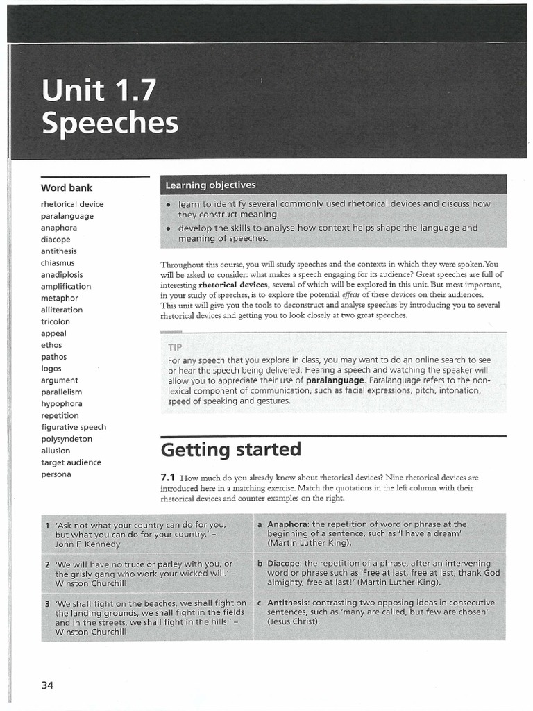 Paper 1 Speeches | PDF
