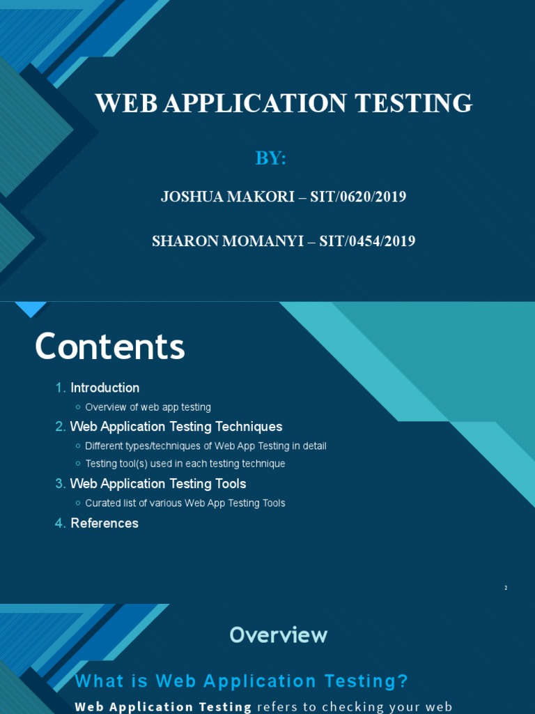 Web Application Testing Pdf World Wide Web Internet And Web