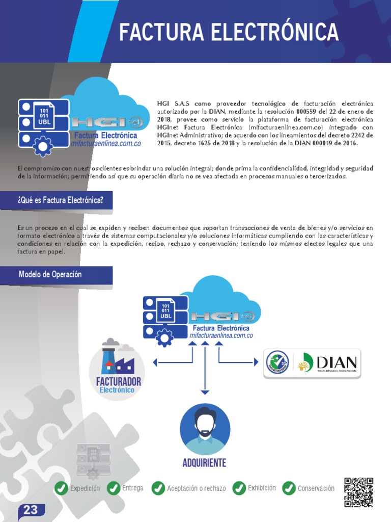 Brochure HGInet Factura Electronica | PDF | Software | Informática