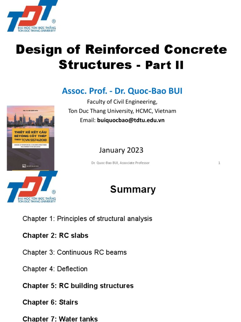 Reinforced Concrete Structures - Part II: A Comprehensive Guide to the Design and Analysis of ...