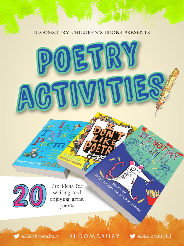 Poetry Activity Pack | PDF | Poetry | Limerick (Poetry)