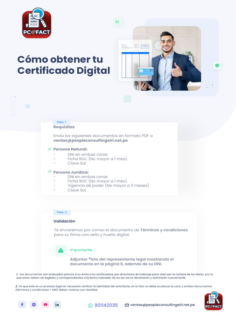 PCEFACT - Certificado-Digital | PDF | Autenticación | Control de acceso