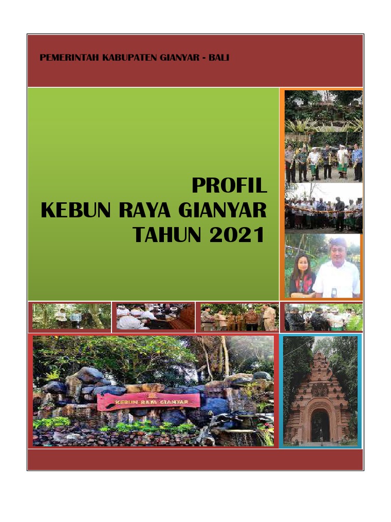 Profil Kebun Raya Gianyar 2021 | PDF