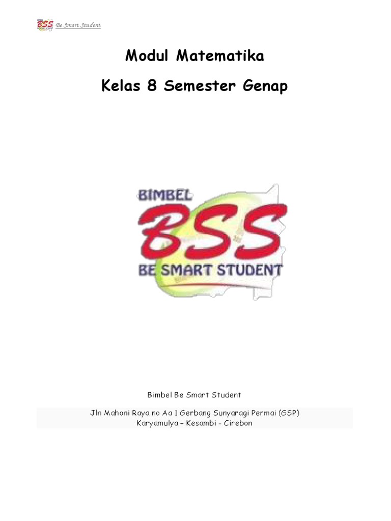 Teorema Pythagoras dan Lingkaran Kelas 8 | PDF