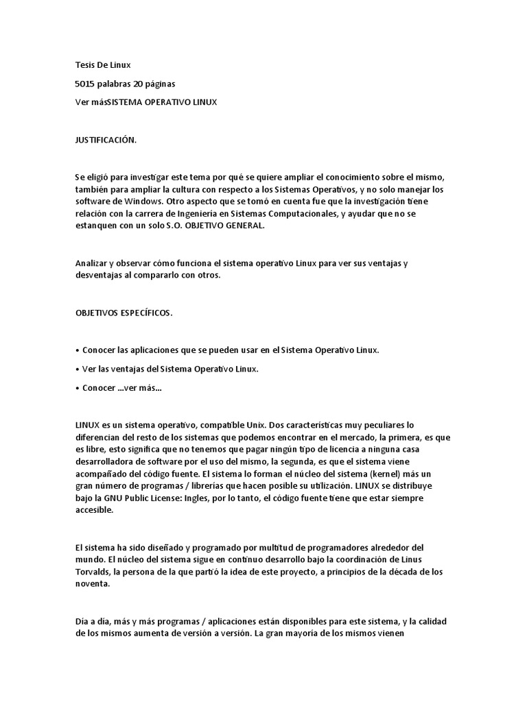 Linux | PDF | Distribución de Linux | Java (lenguaje de programación)