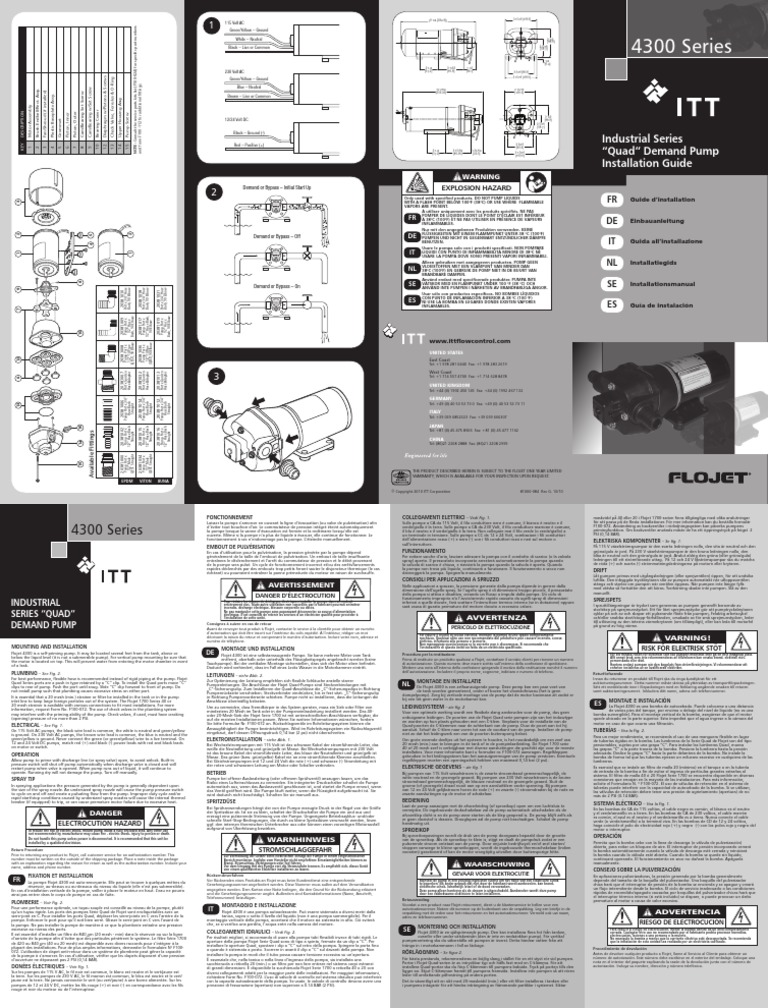 Bomba Flojet 04300-242 | PDF