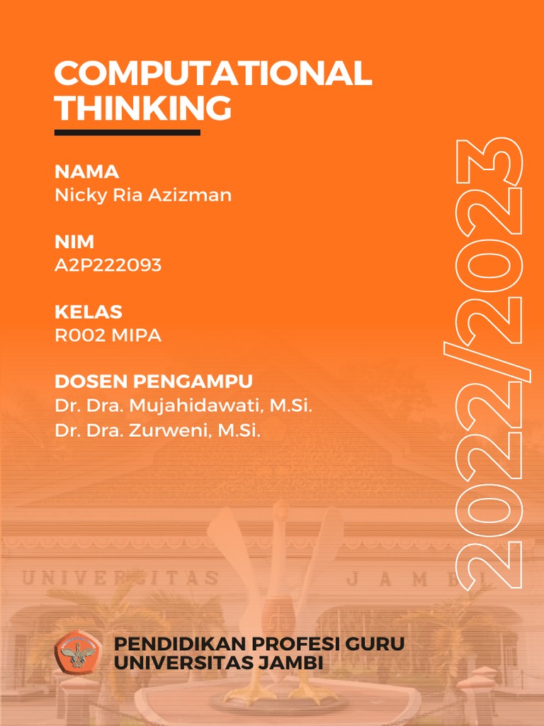 Computational Thinking: Nicky Ria Azizman | PDF