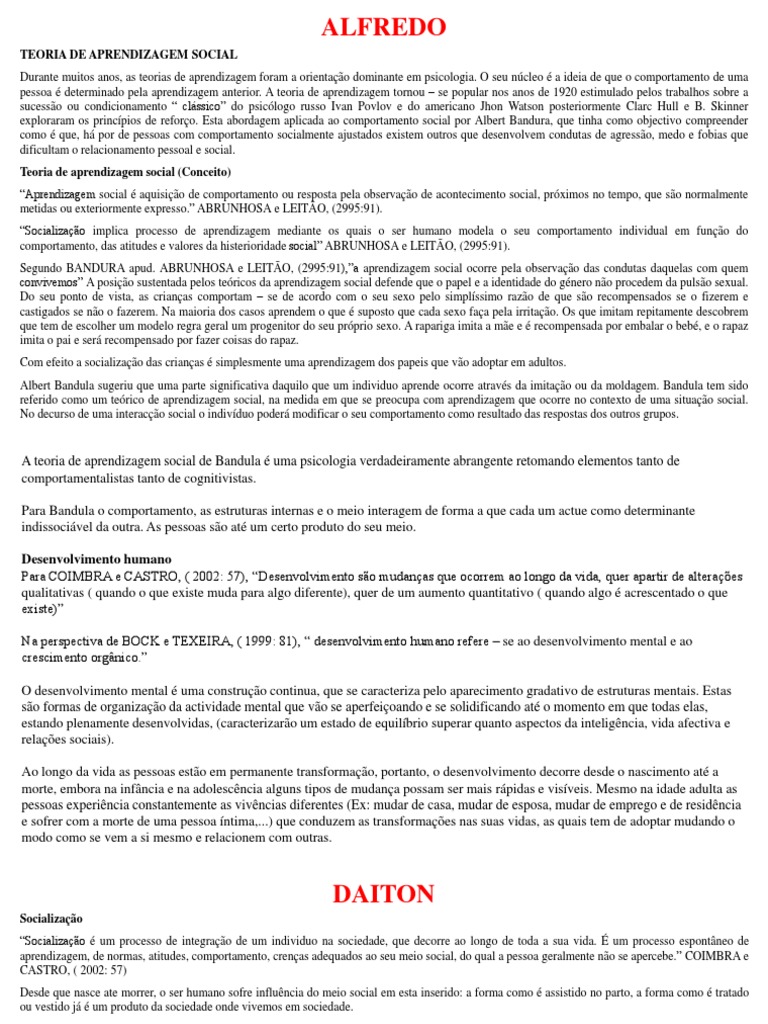 Aprs PDF | Download grátis PDF | Aprendizado | Behaviorismo