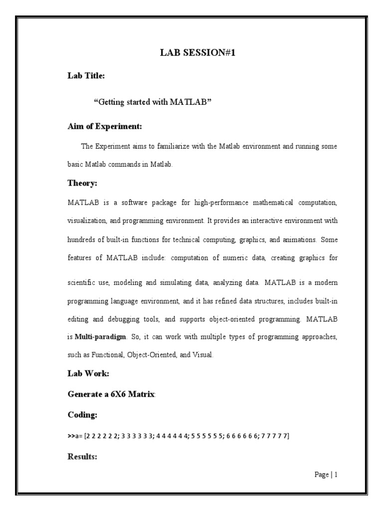 Signal And Sytem Lab 1 Pdf Discrete Time And Continuous Time Signal Processing