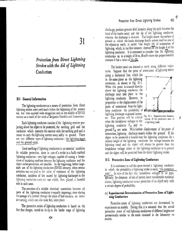 D.V.Razevig - Lightning Protection PDF | PDF | Lightning | Electrical ...