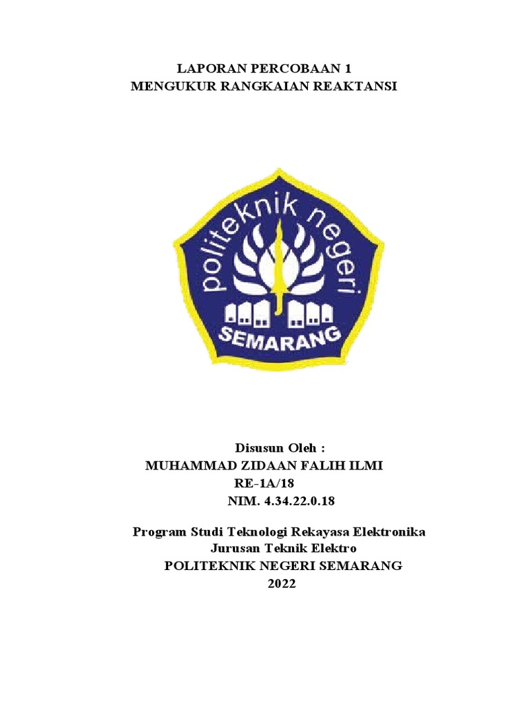 Pengukuran Rangkaian Reaktansi | PDF | Metode & Bahan Ajar | Sains ...