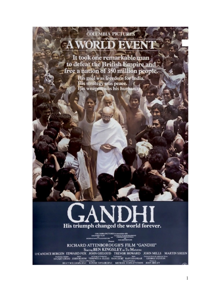 Movie Review Gandhi 2082 | PDF | Mahatma Gandhi | Nonviolence