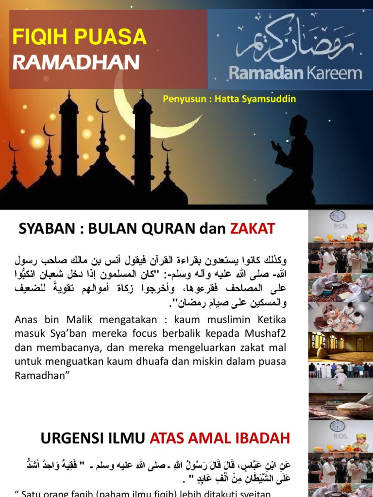 Fiqih Puasa Ramadhan - Update 2023 PDF | PDF