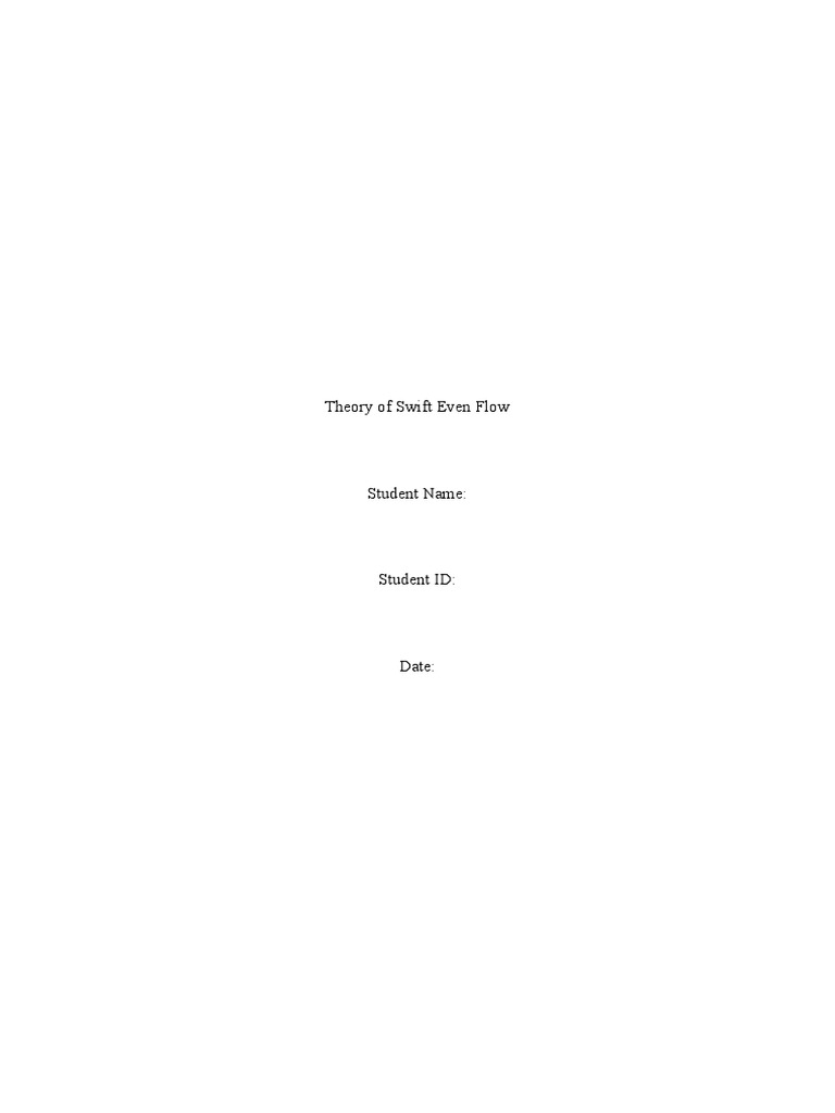 Theory of Swift Even Flow Explained | PDF | Operations Management ...