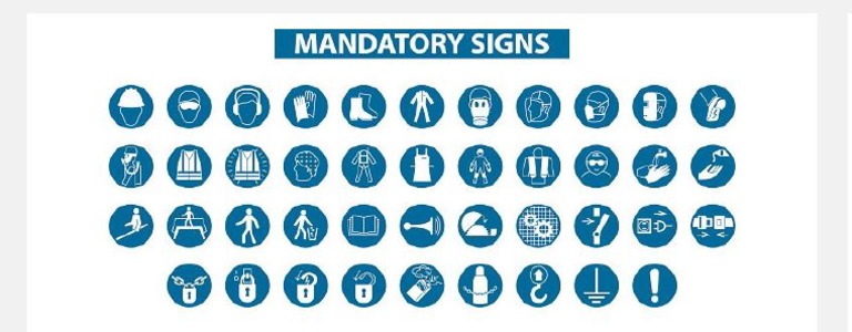 Mandatory Safety Signs | PDF