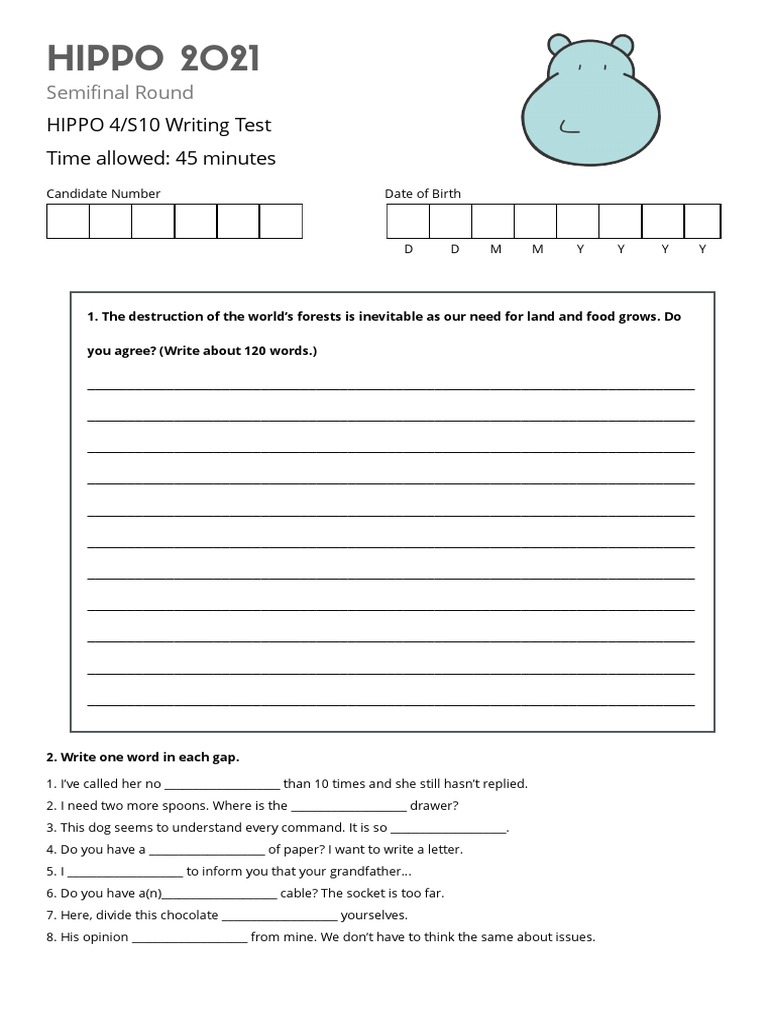 Hippo 4 - Writing SF | PDF