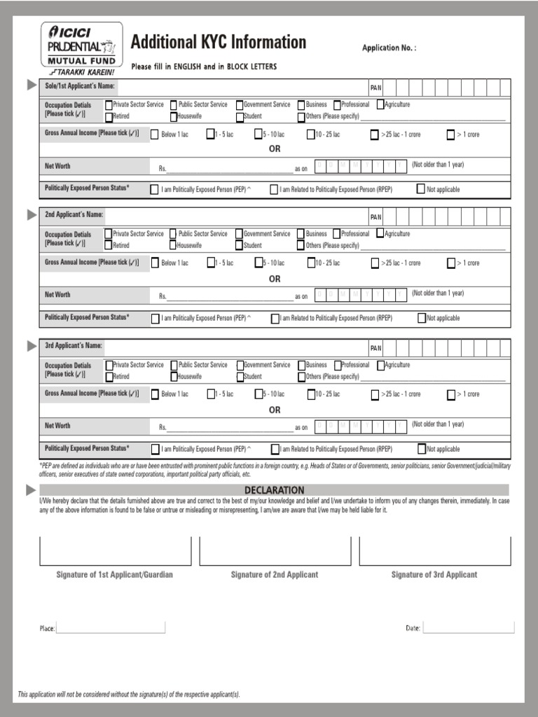 Additional Kyc Information | PDF | Government
