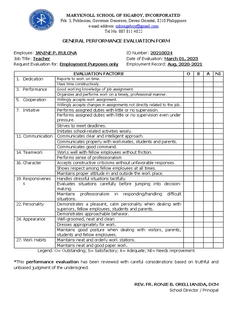 Performance Rating | PDF | Performance Appraisal | Cognition
