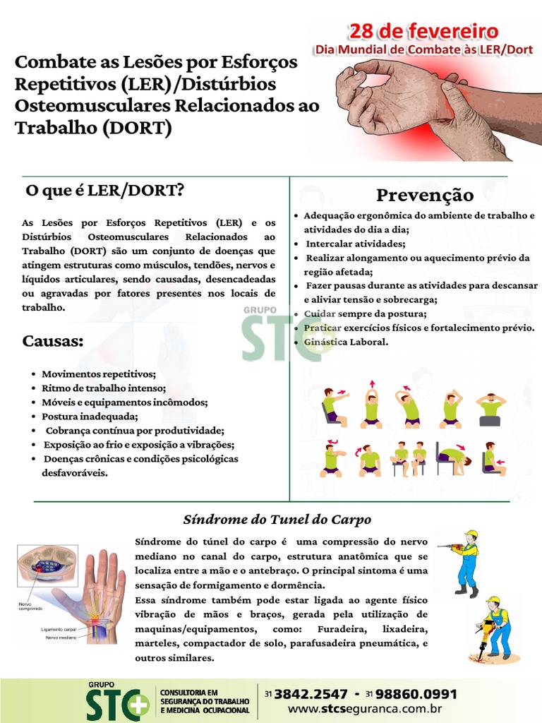 Combate As Lesões Por Esforços Repetitivos (LER) Disturbios ...
