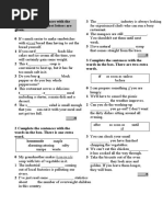 Grammar Quiz Unit 3 (3-3) Group B | PDF | Grammar | Linguistics