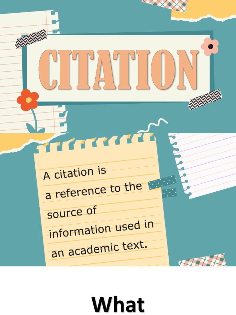 What information do citations provide | PDF | Apa Style | Citation