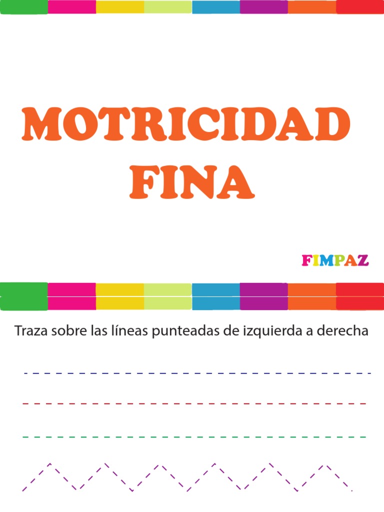 Actividades de Motricidad Fina PDF | PDF | Métodos y materiales de ...