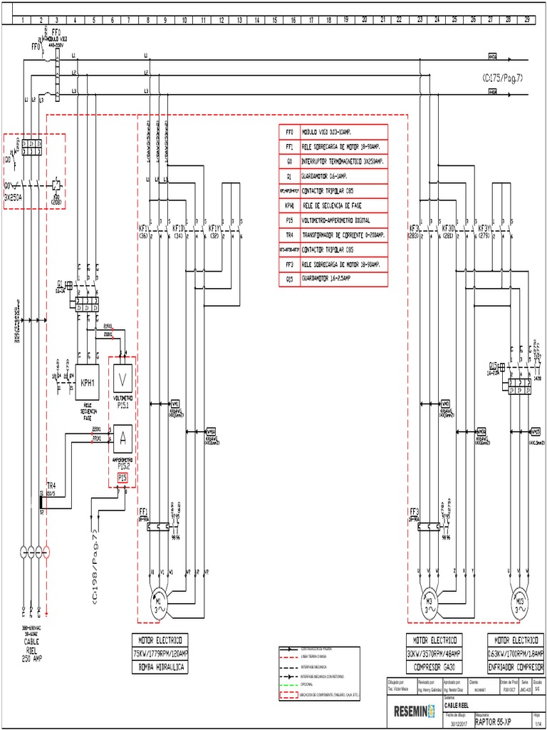 Planos Eléctricos Raptor 55 XP JMC-435 | PDF
