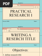 FORMULATING RESEARCH TITLE Wo Pic | PDF | Semiotics | Cognition