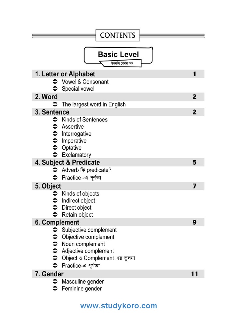 NEED Grammar | PDF