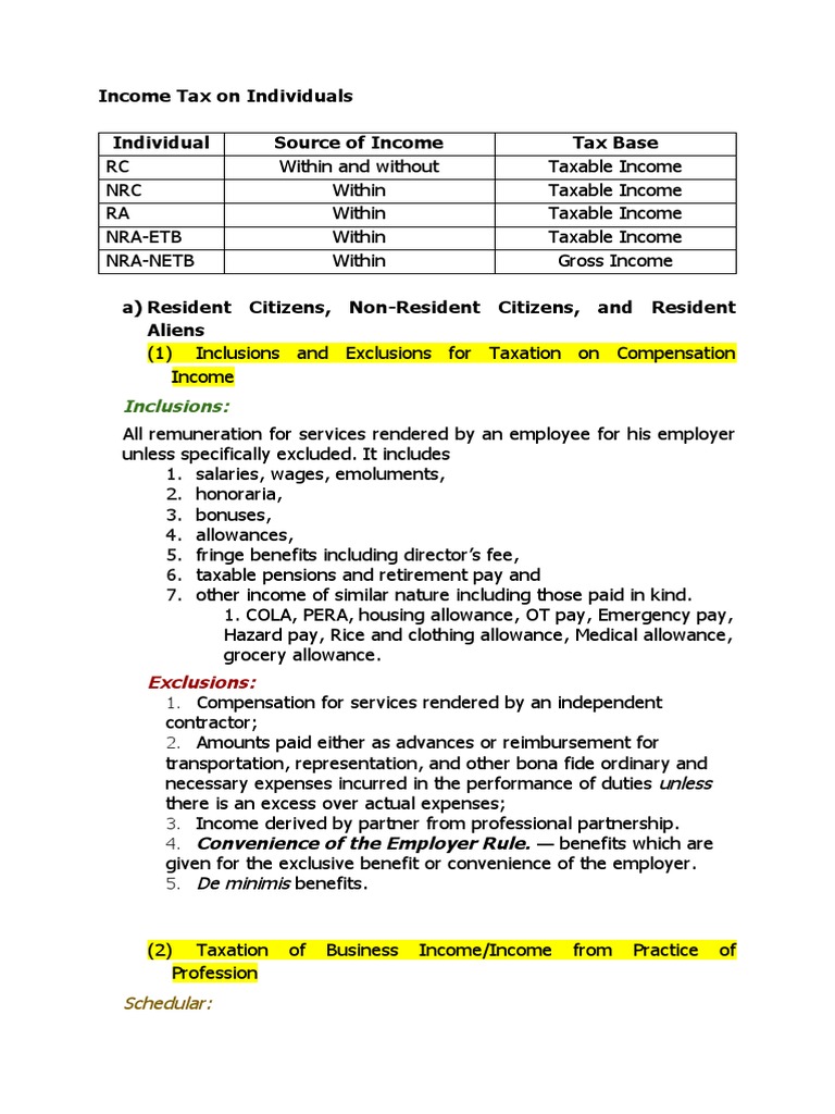 Tax Reviewer | PDF | Financial Markets | Tax Deduction