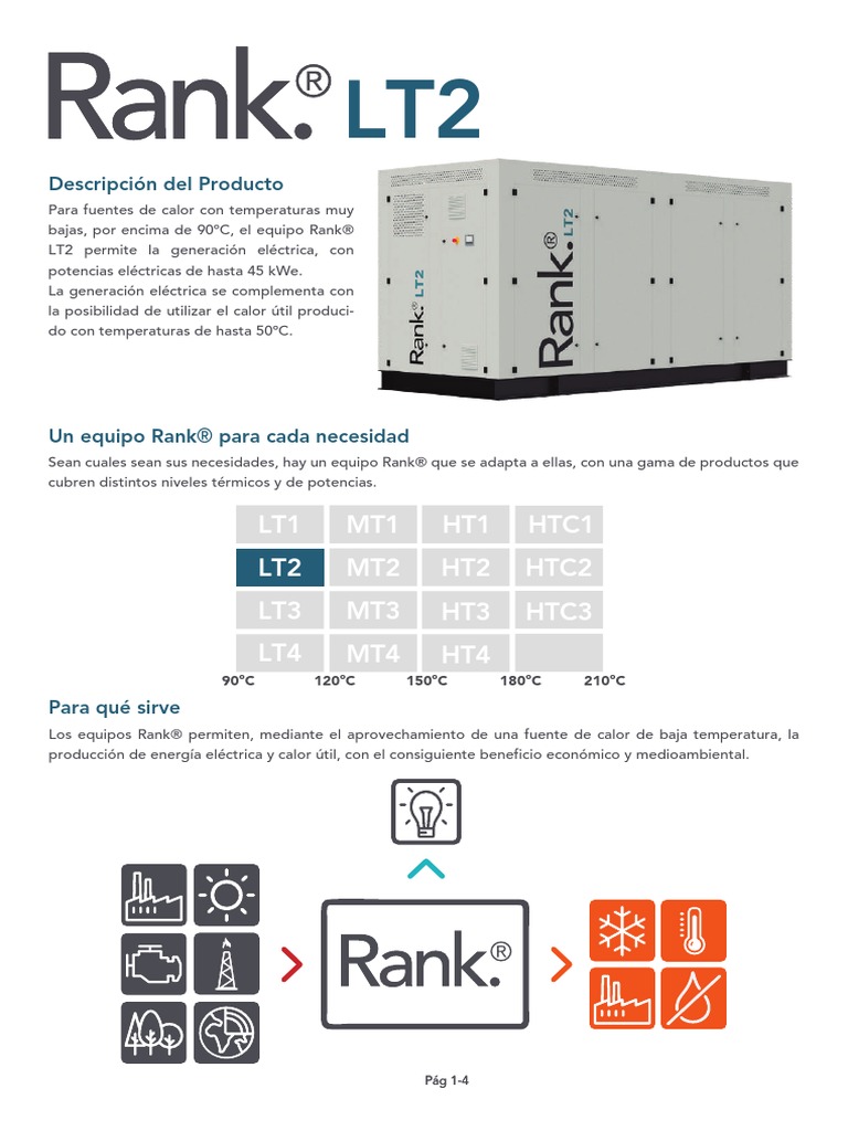 Htc2 Htc1 HT3 HT2 HT1 MT3 MT2 MT1 LT3 LT2 LT1: Descripción Del Producto | PDF | Generación ...