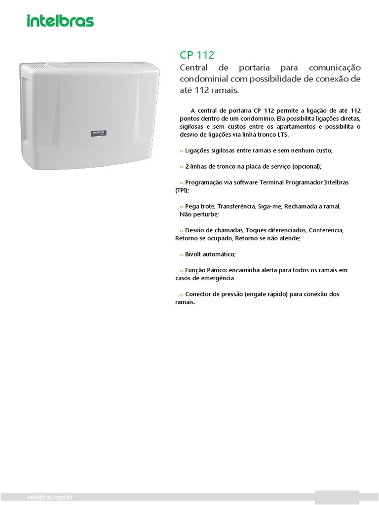 Ficha Técnica - CP 112 - PT | PDF | Fonte de energia | Eletromagnetismo