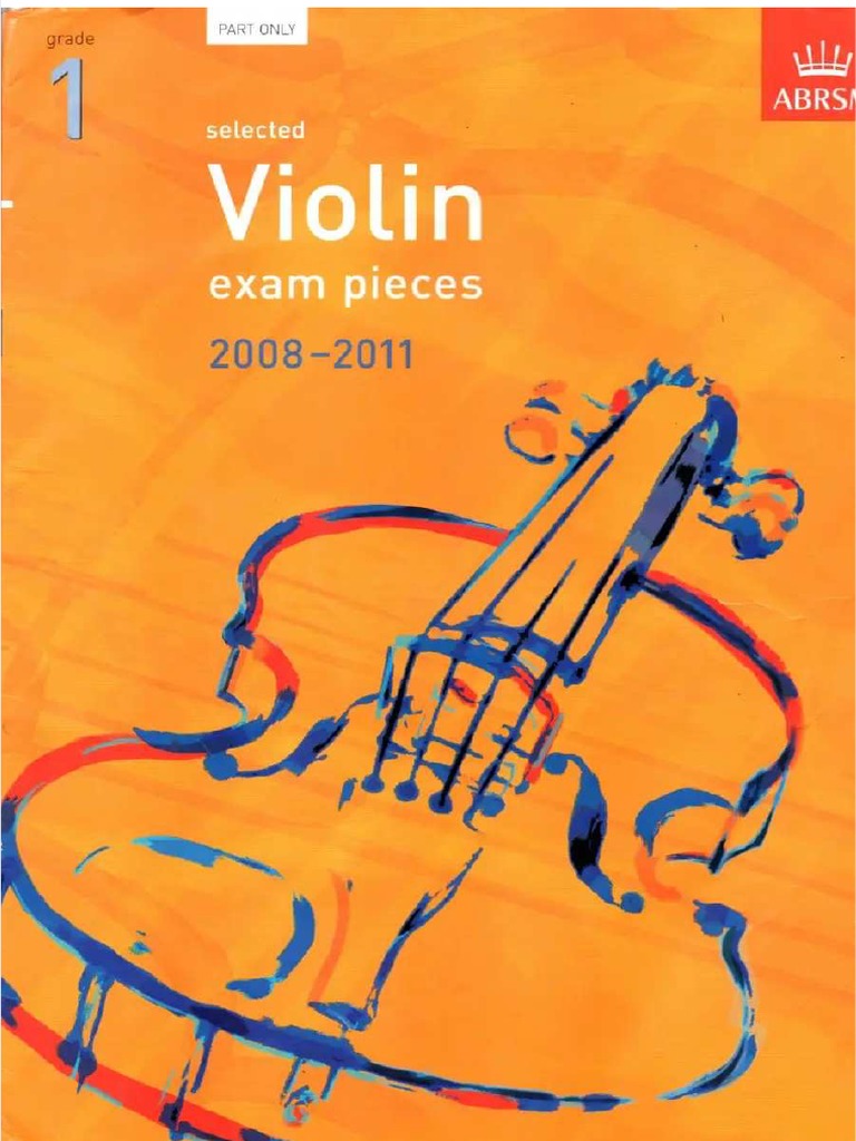 Exam Pieces Grade 1 2008 11 Violin Part | PDF