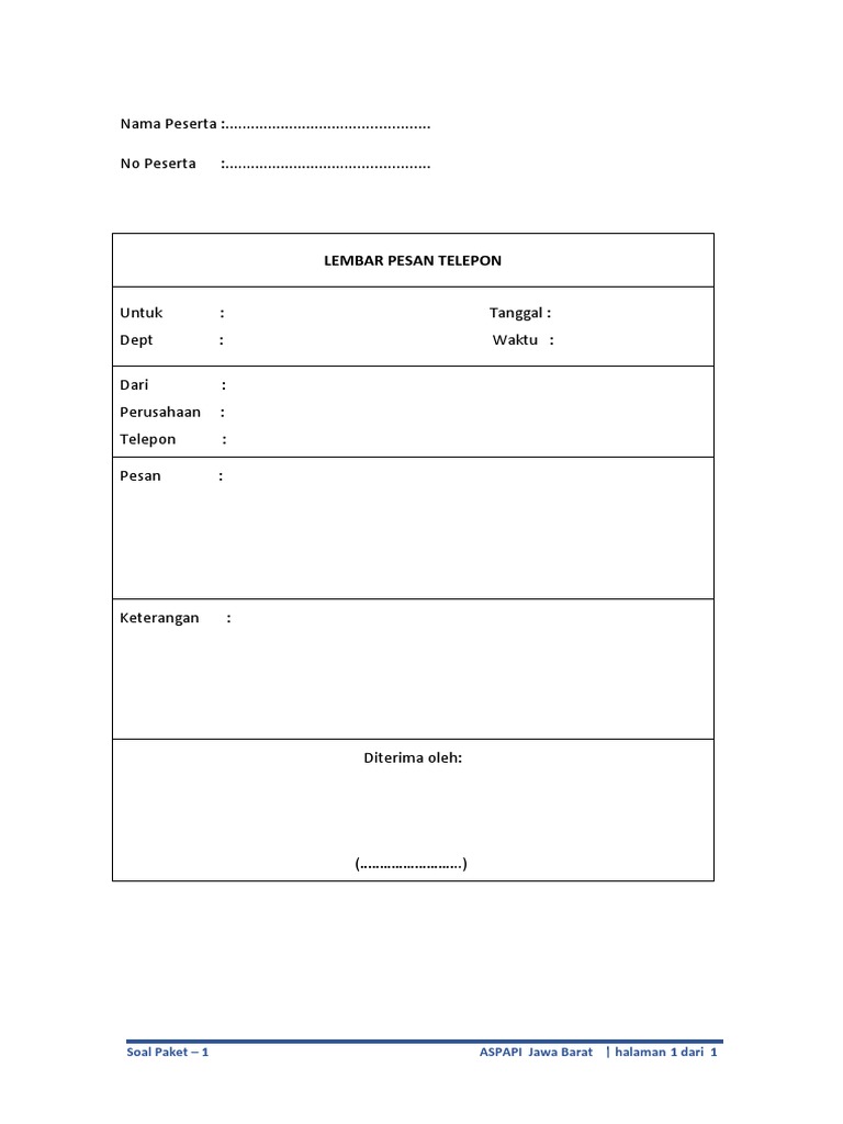 Lembar LPT | PDF