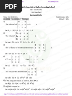11th Maths 1 Marks Question Bank Book Back-1 | PDF | Elementary Mathematics | Mathematical Concepts